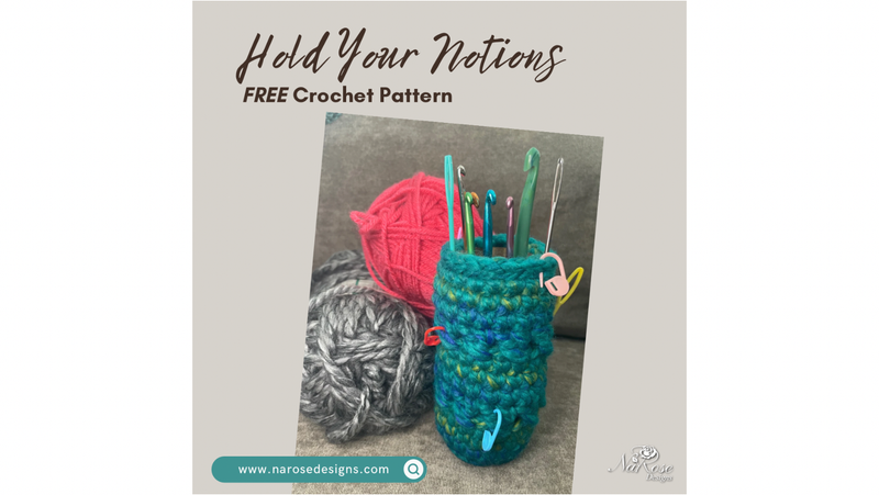 Free Crochet Pattern - Hold Your Notions
