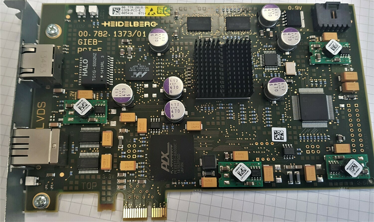 LVDS GIEB-PCI-E-Interface