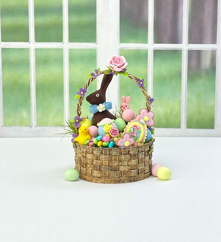 1:12 Scale Easter Basket