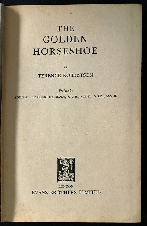 The Golden Horseshoe by Terence Robertson