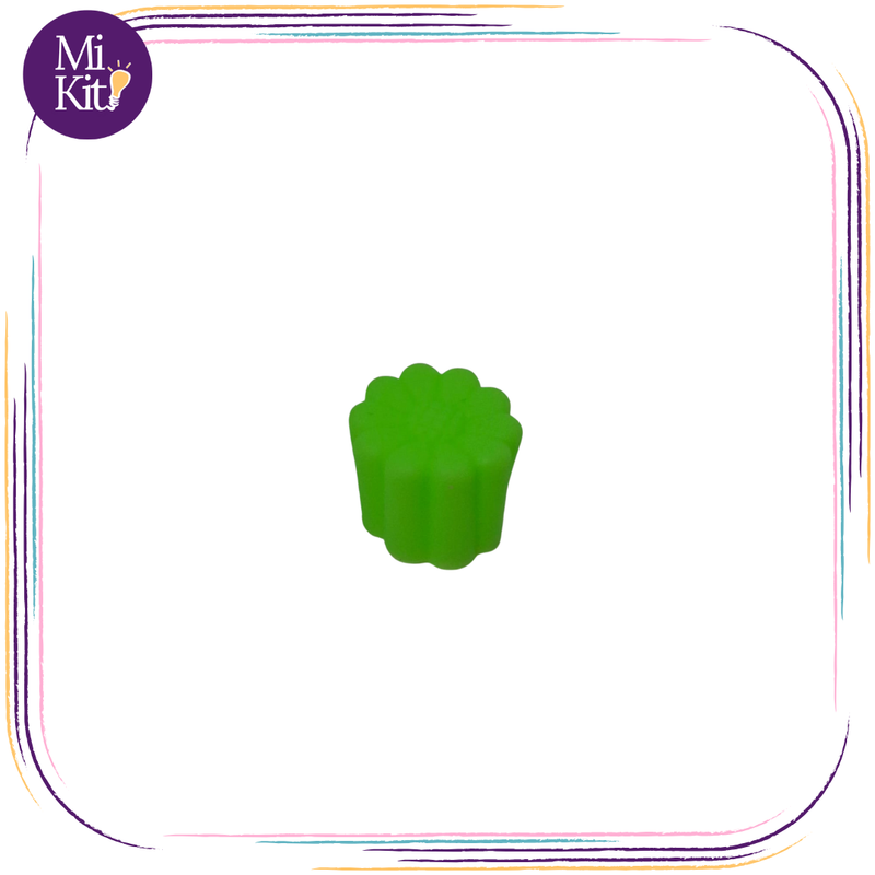 Molde individual de silicón flor 10 pétalos mini