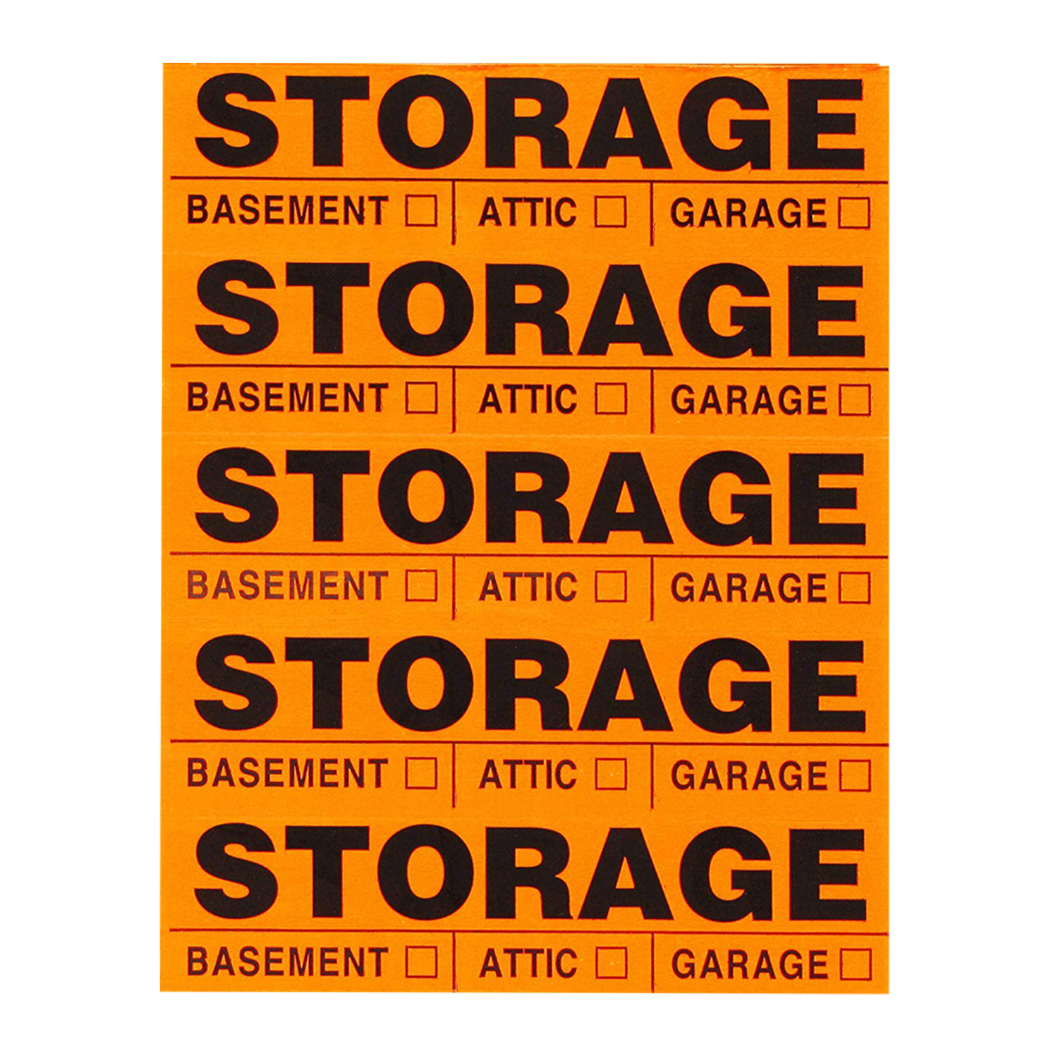 Storage Labels Storage Labels