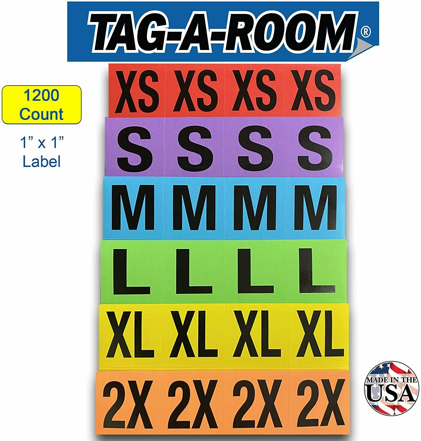 Clothing Labels – 1200 Multi Pack – Shop Moving PRODUCTS – TAGAROOM.COM