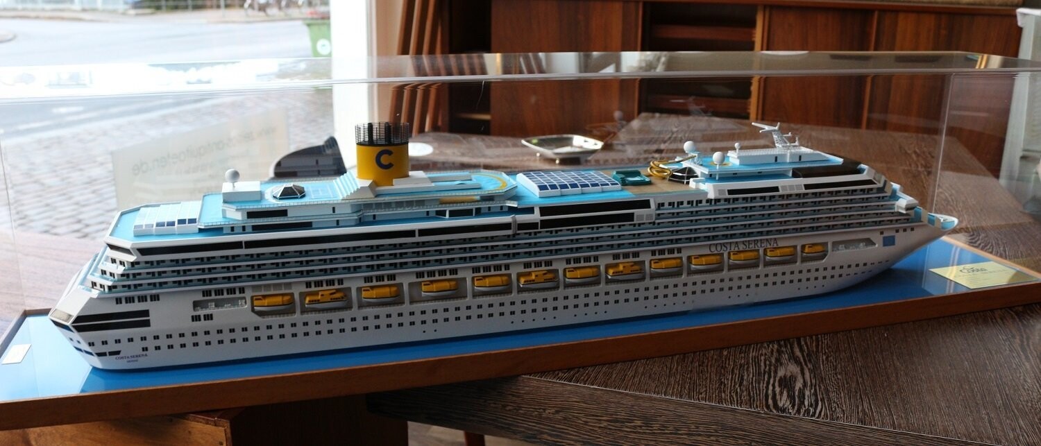 COSTA SERENA Agenturmodell Schiffsmodell von F.T. Models Genua