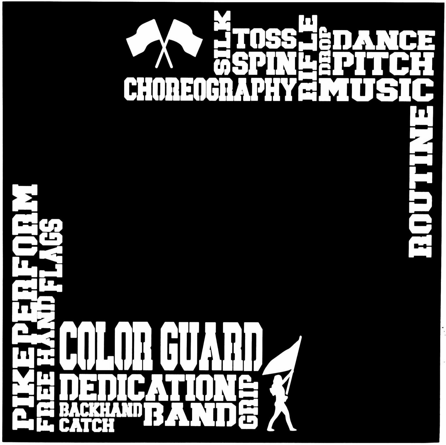 Color Guard Word Art