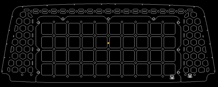 3RD Gen rear hatch removable center section | Free shipping North America