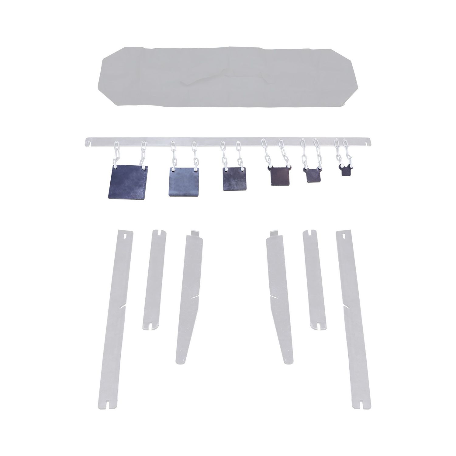 Modular Steel Target System Rimfire - Black Jack - steel plates (set)