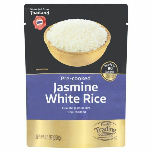Shoprite Trading Company Pre-Cooked Rice Microwavable Pouch - Jasmine ...