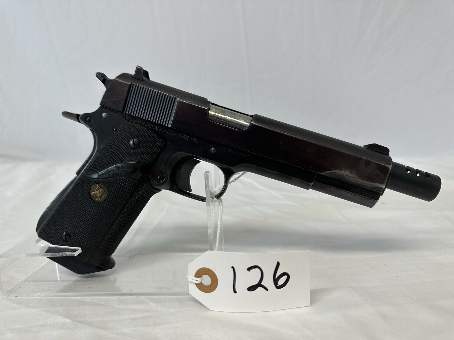 126 Federal Ordnance 1911 45 ACP single action pistol