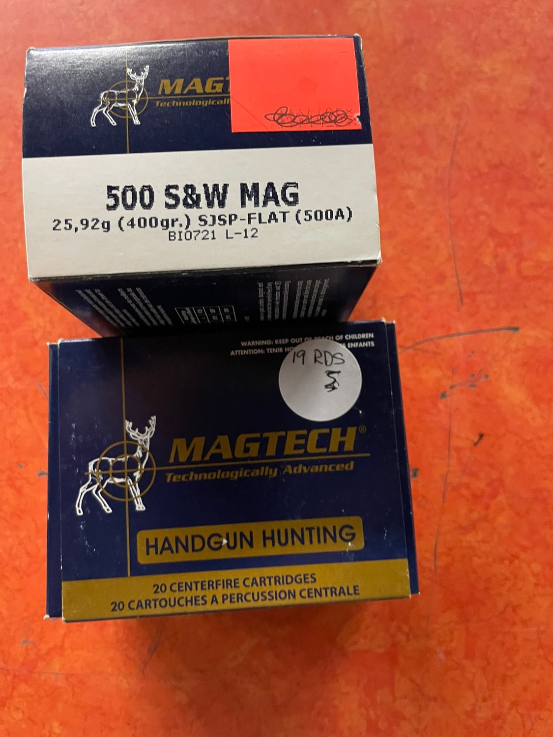 452 MagTech 500 S&W Mag ammo