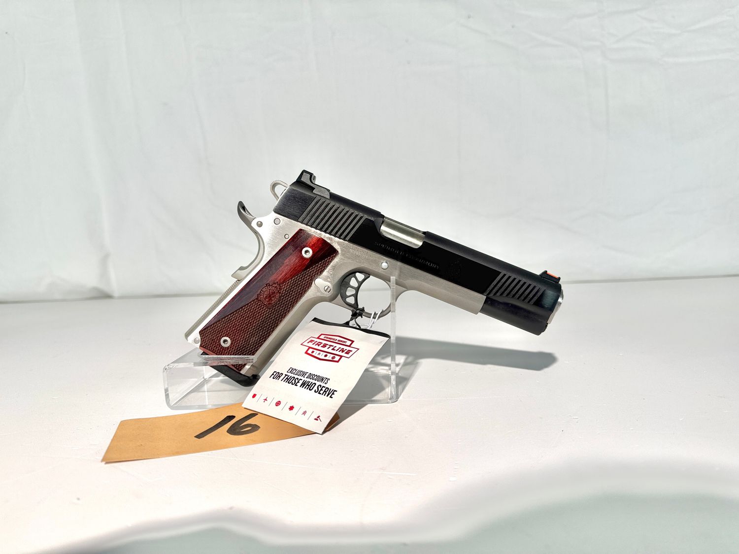 16 Springfield Armory Ronin 10mm semi auto pistol