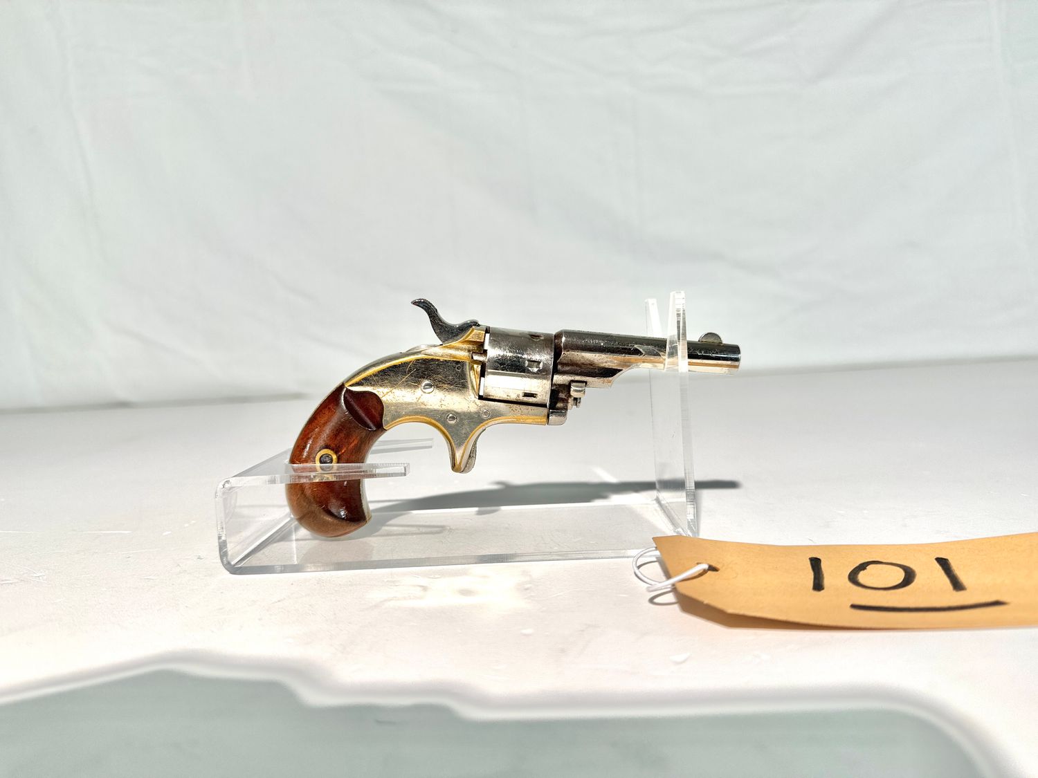 101 Colt Open Top Pocket model 22 cal revolver