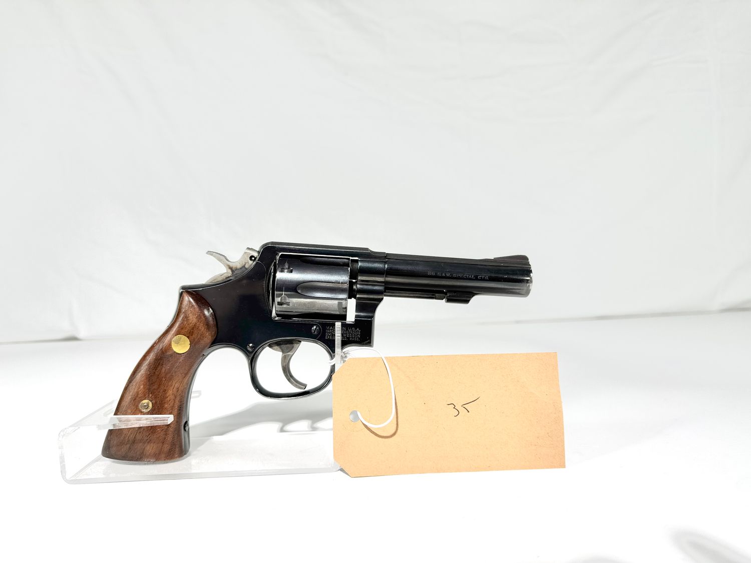 35 Smith & Wesson model 18 38 spcl cal revolver