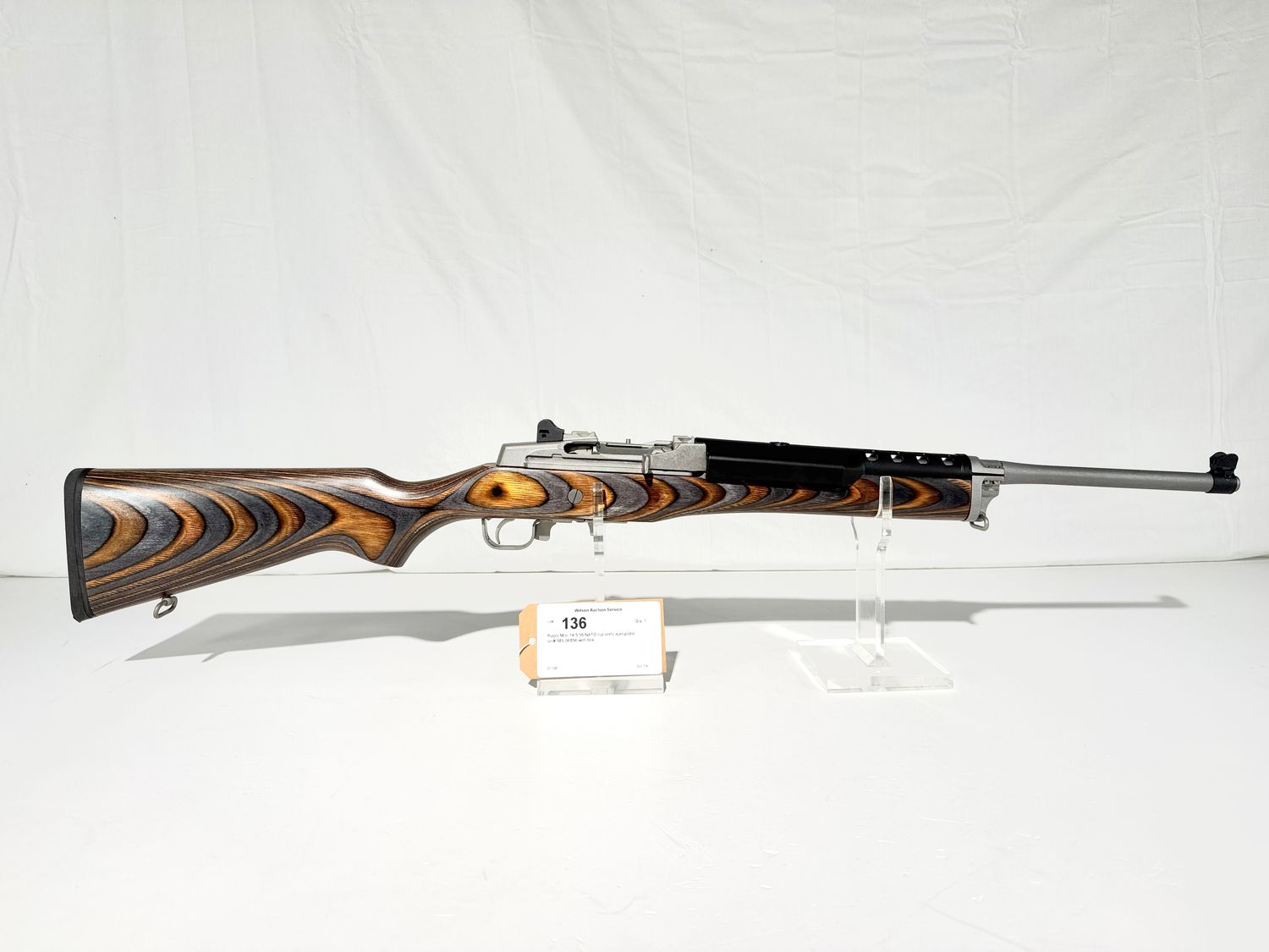 136 Ruger Mini 14 5.56 NATO cal semi auto pistol