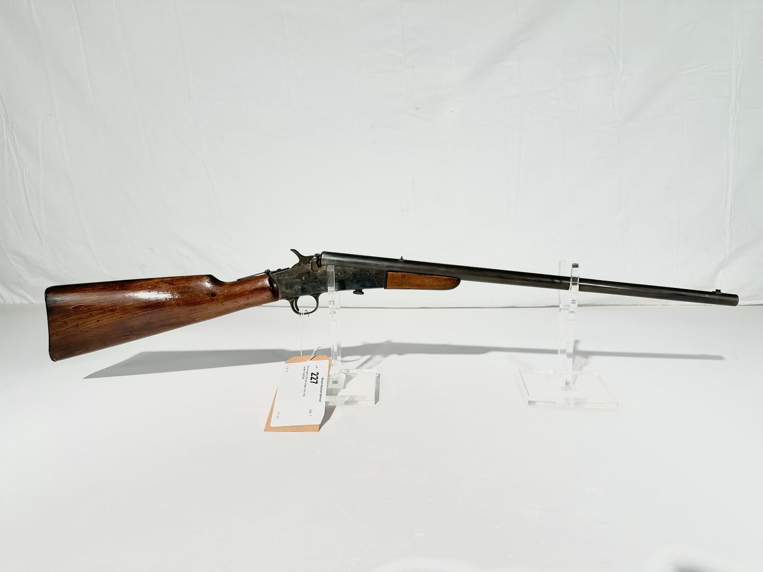 227 Remington 22 cal single shot rifle
