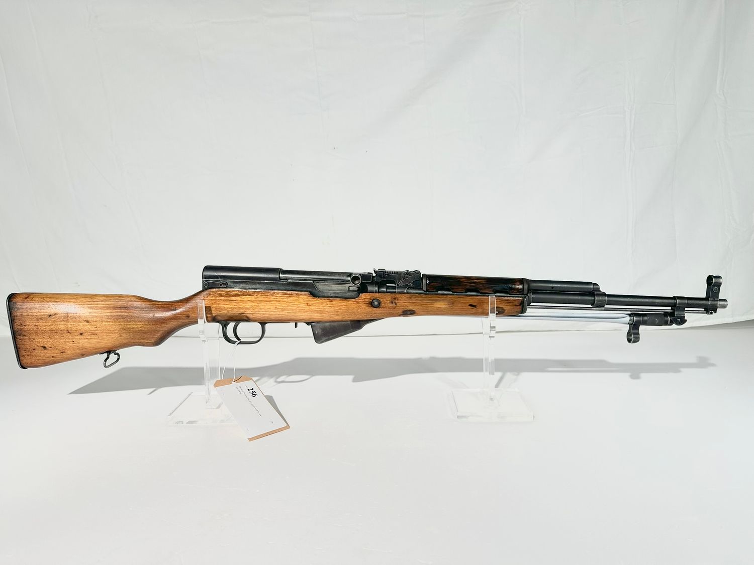 256 Chinese SKS semi auto rifle with bayonet