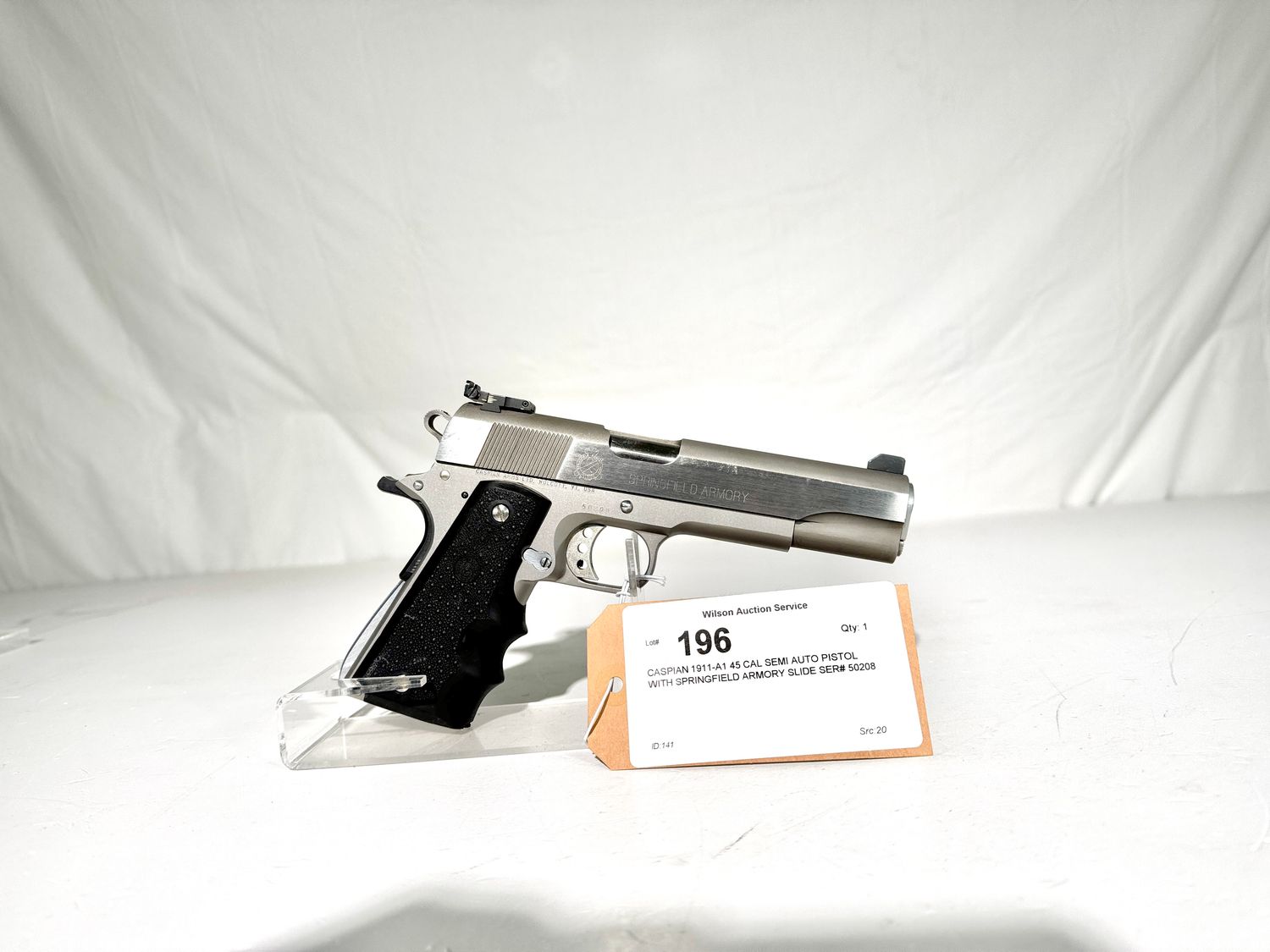 196 CASPIAN 1911-A1 45 CAL SEMI AUTO PISTOL