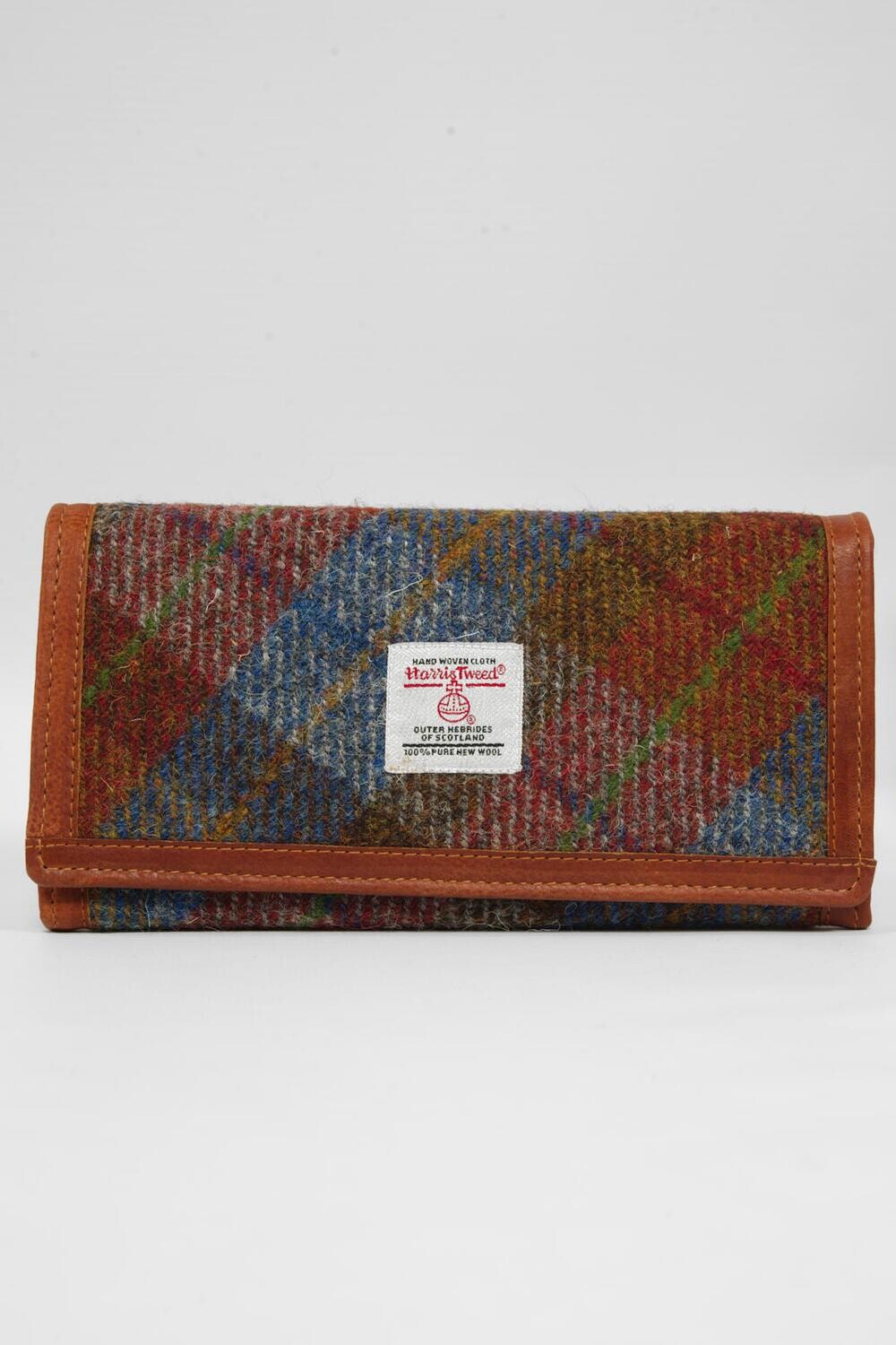 Harris Tweed Tarbert Wallet Purse | A0212 (C) Tan Leather – Harris ...