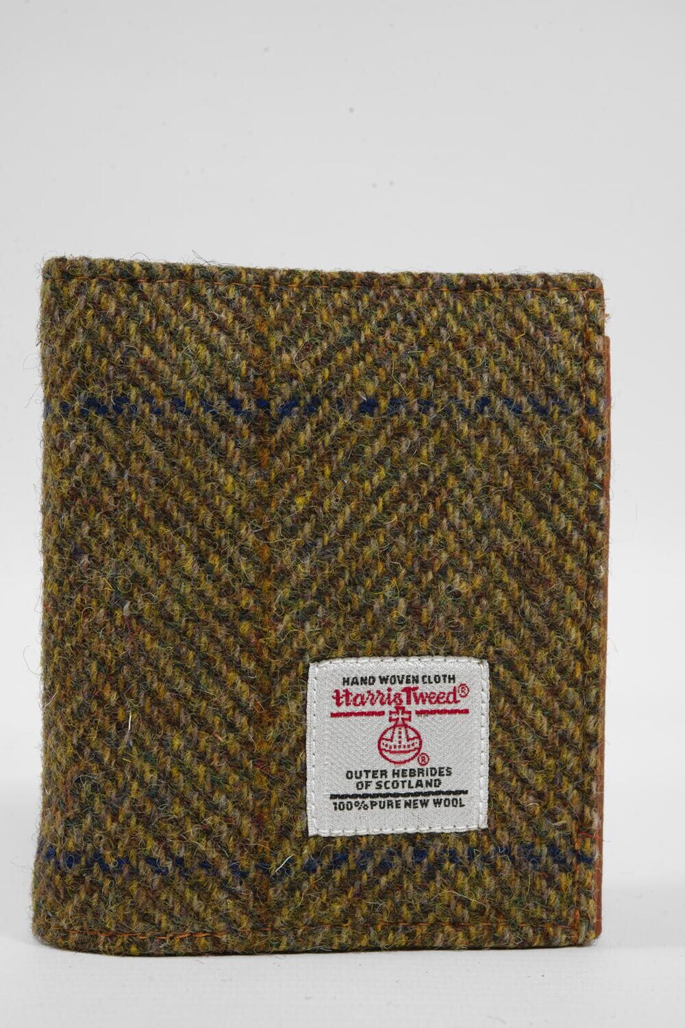 Harris Tweed Callum Wallet | HB70 Tan Leather – Harris Tweed Callum ...