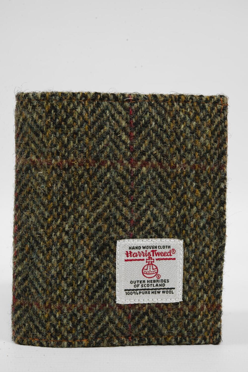 Harris Tweed Callum Wallet | HB127 Tan Leather – Harris Tweed Callum ...