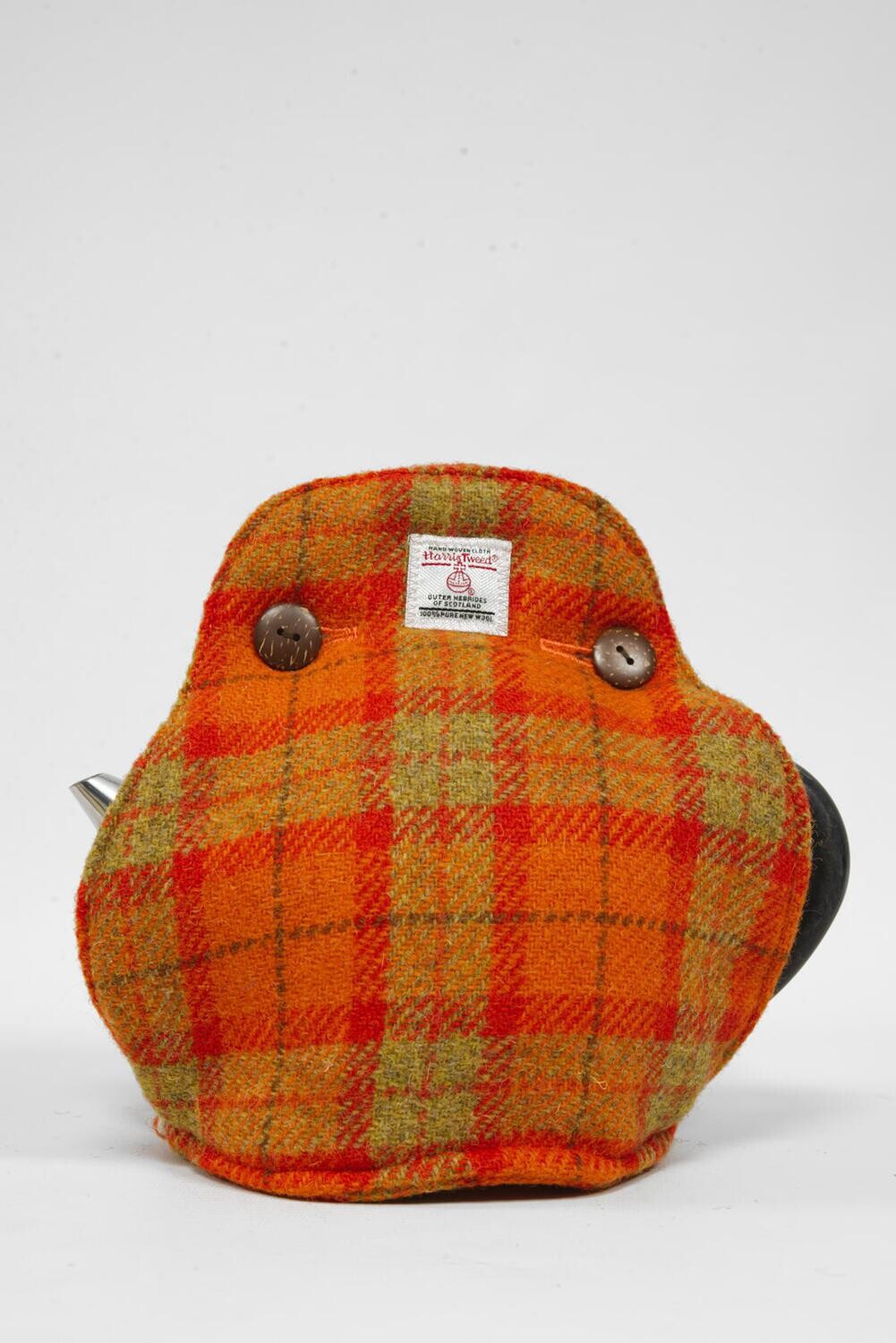 Harris Tweed Tea Cosy Orange Yellow Check Harris Tweed Tea Cosy Orange Yellow Check Harris
