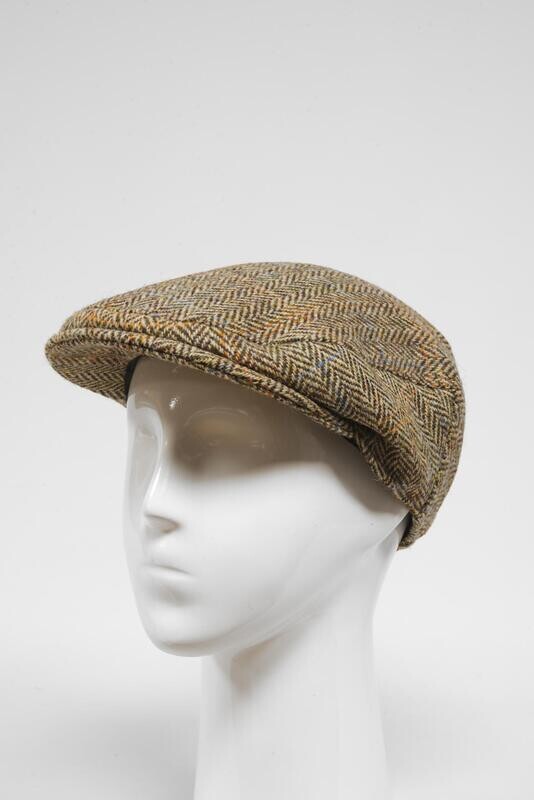 Harris Tweed Flat Cap | Bracken Herringbone – Harris Tweed Flat Cap ...