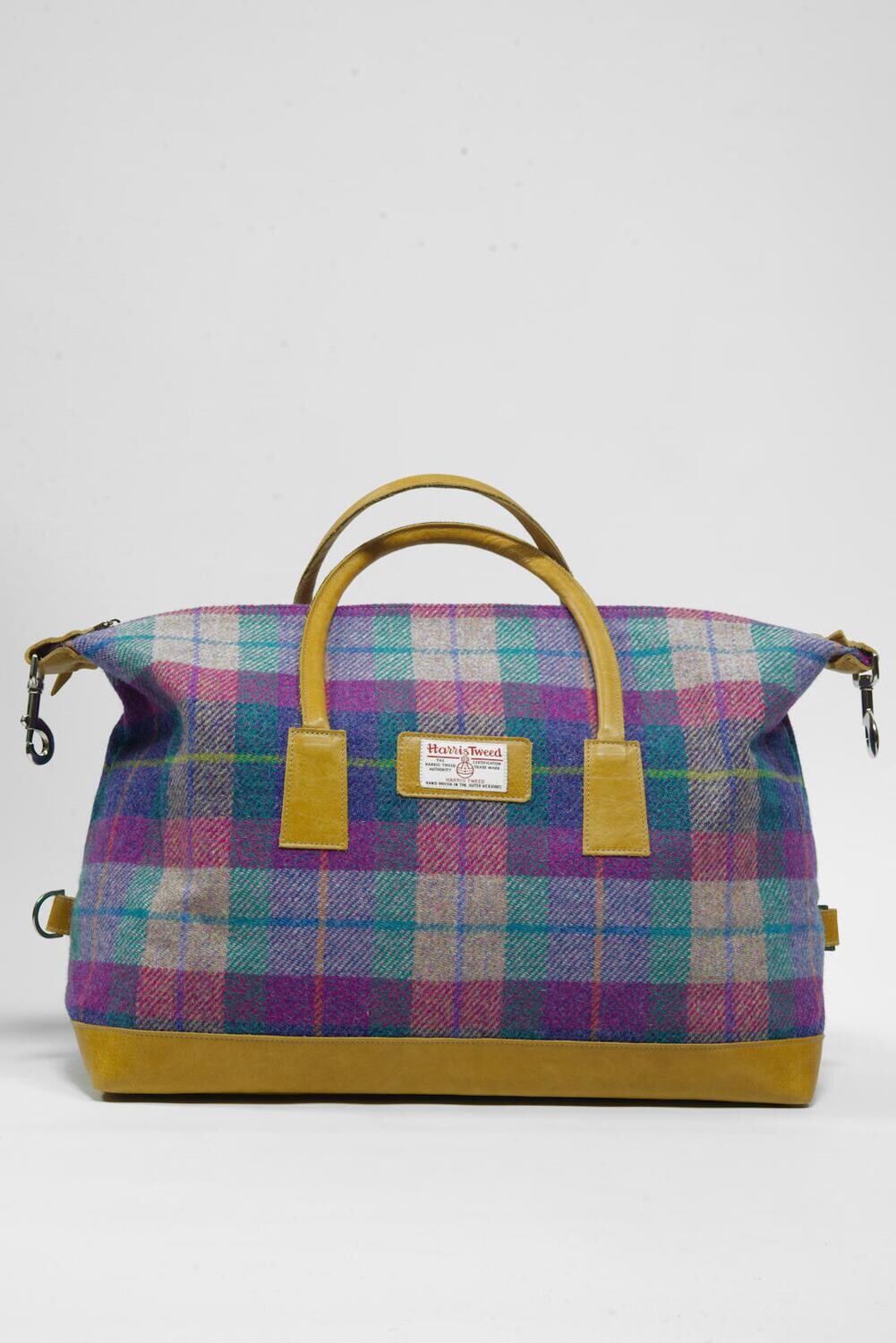 Harris Tweed Luggage Bag | A093 (Bright Tan) – Harris Tweed Luggage Bag ...