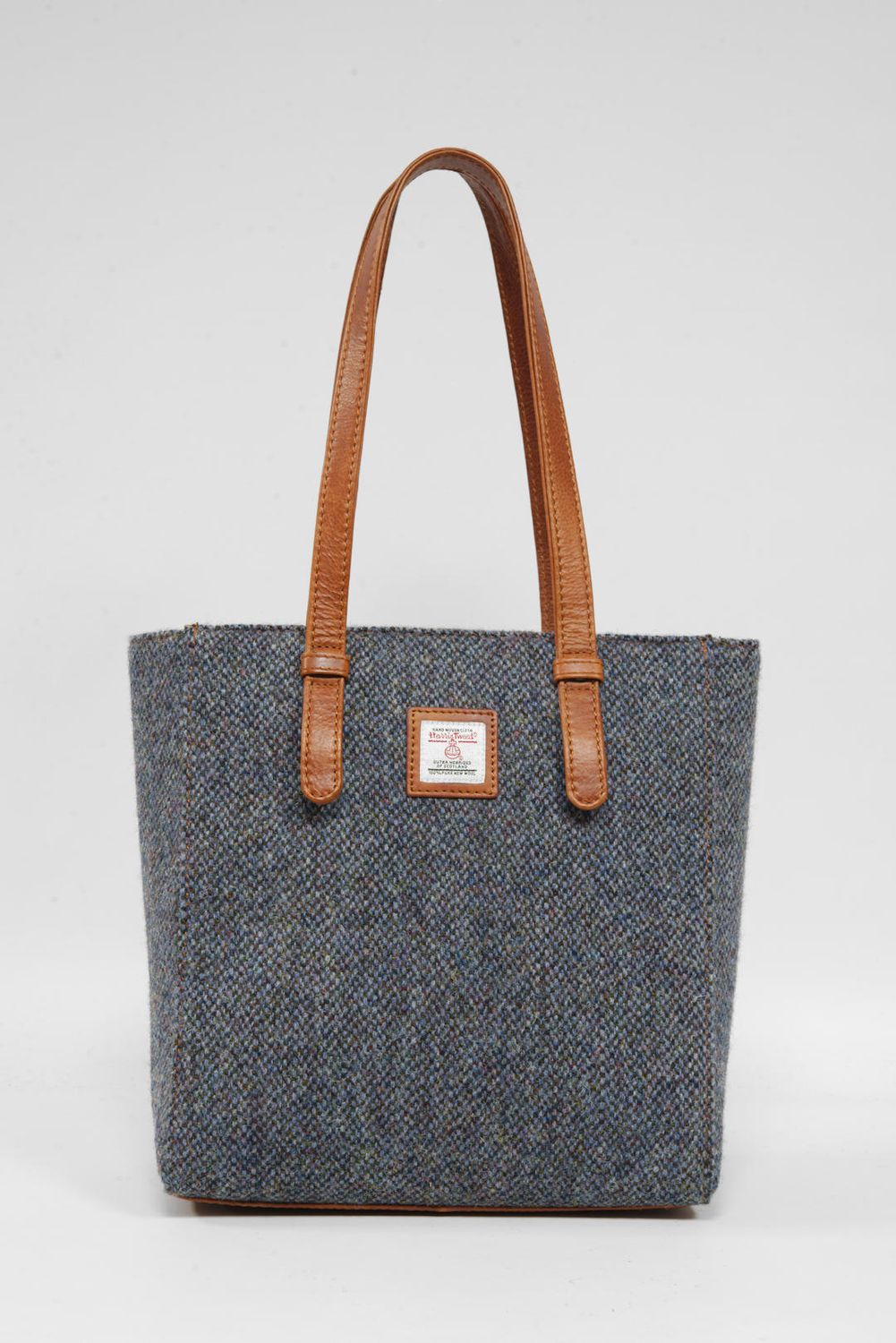 Harris Tweed Bays Bag | BC1 (Tan Leather) (NL) – Harris Tweed Bays Bag ...