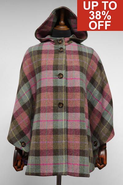 Ladies Capes – Ladies Capes – Harris Tweed and Knitwear
