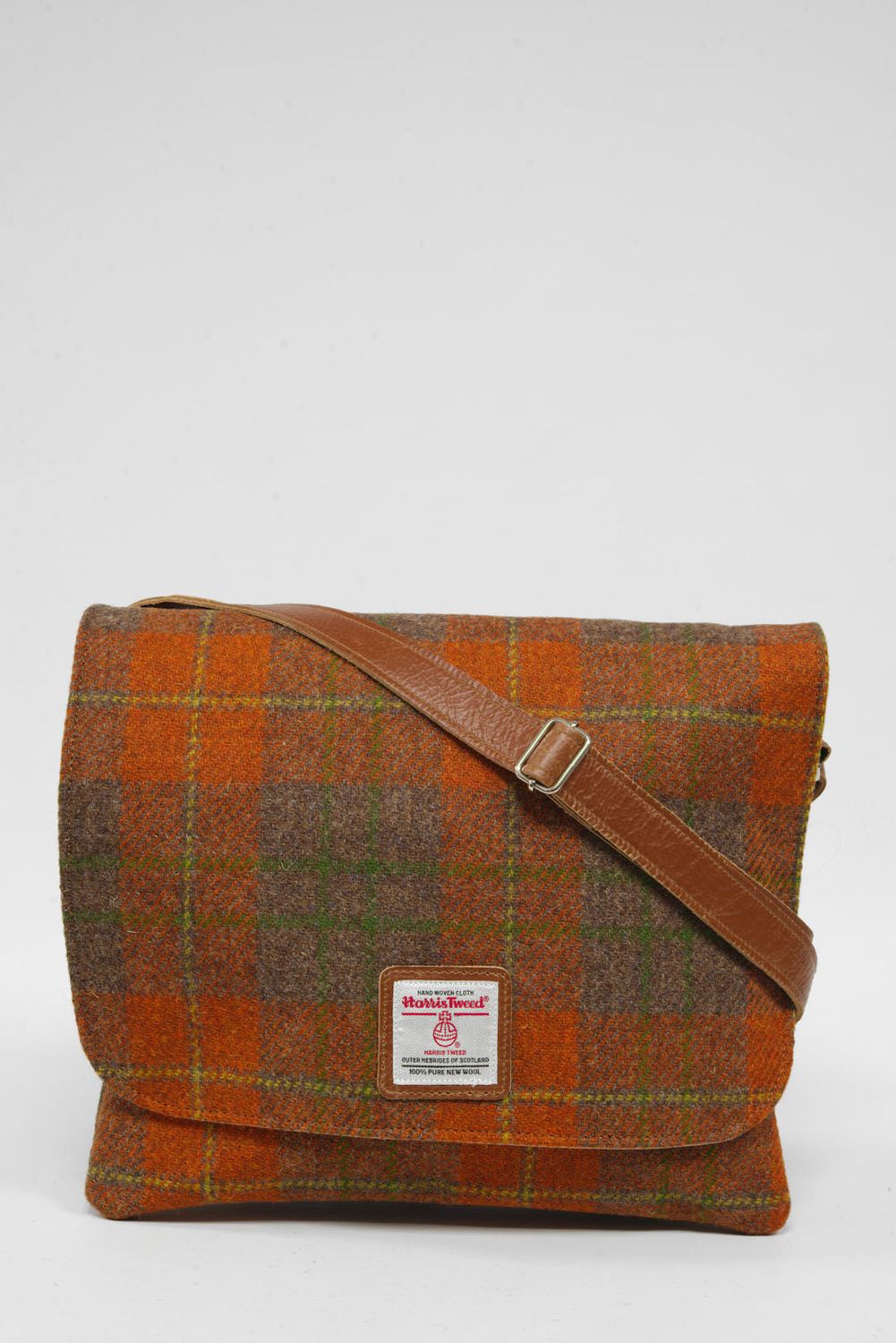 Harris Tweed Scalpay Bag | A0124 (Tan Leather) – Harris Tweed Scalpay Bag | A0124 (Tan Leather ...