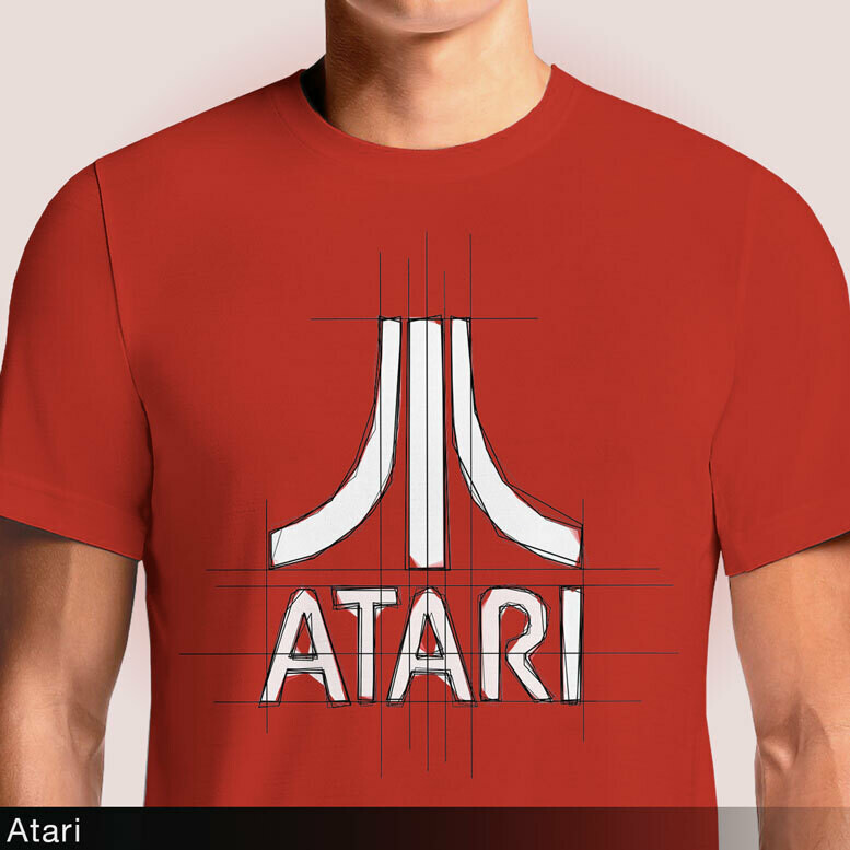 Classic Atari Vintage Video Game Logo T-Shirt - Osom