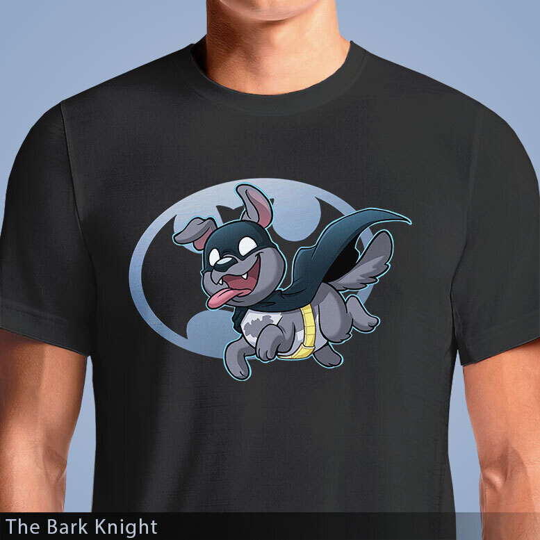 The Bark Knight! 🐾 Adorable T-shirt Batman's Canine