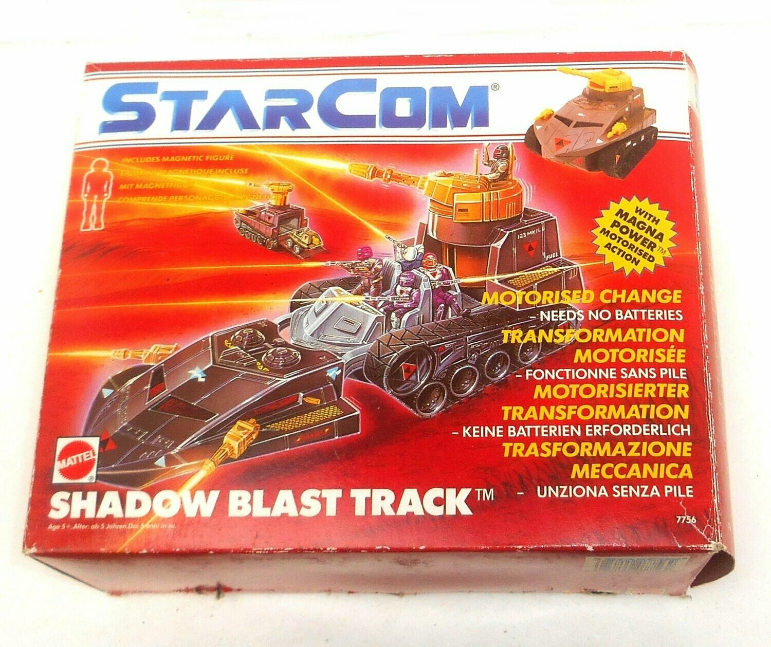 1990 Mattel Toys - Starcom ~ SHADOW BLAST TRACK Enemy Tank / Transport ...