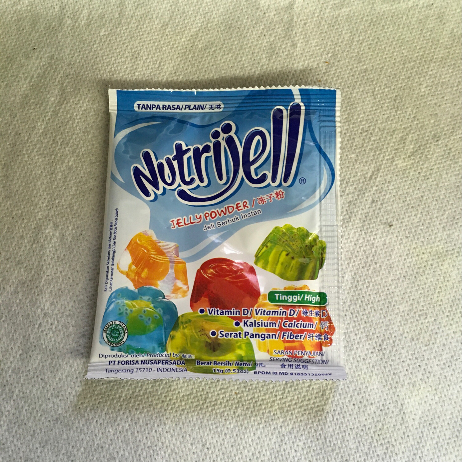 Nutrijell Plan Tanpa Rasa 15 Gram Nutrijell Plan Tanpa Rasa 15 Gram