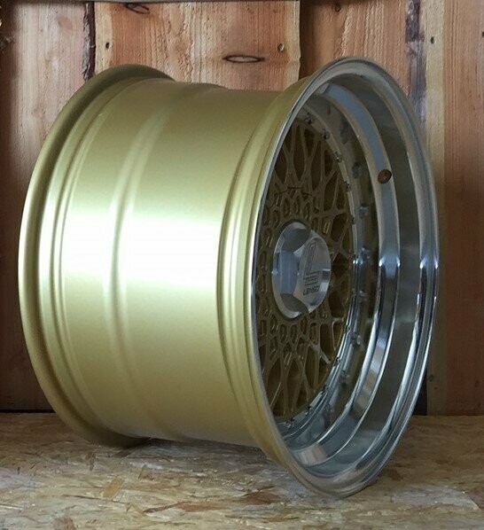 Lenso BSX 7,5x16 + 9x16 Lk 4x100 mit Tüv in Gold