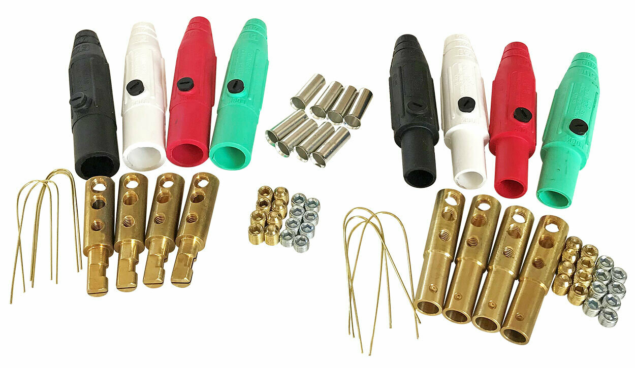 Inline Mini Cam Connector Set Male (5) and Female (5) | Store - Cams-Direct