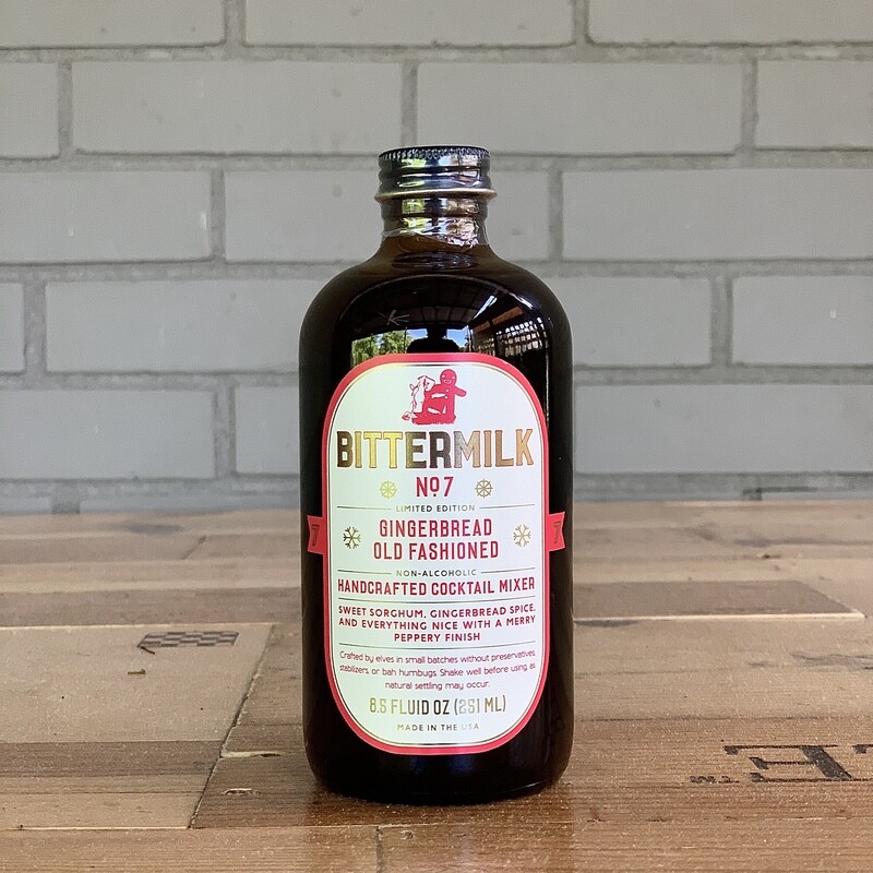 Bittermilk Cocktail Mixer No. 7 - Gingerbread Old Fashioned (8oz)