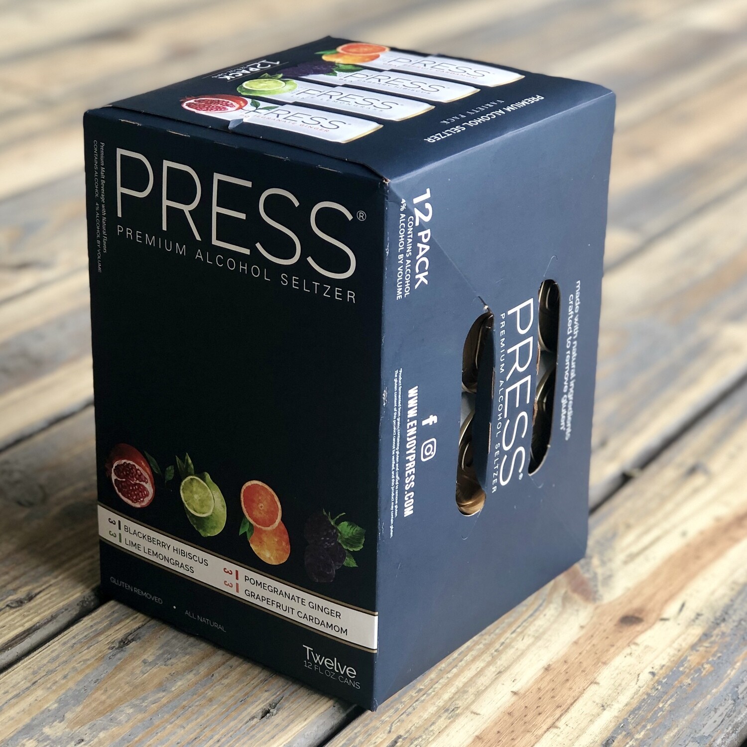 Press Hard Seltzer Select Variety Pack (12pk)