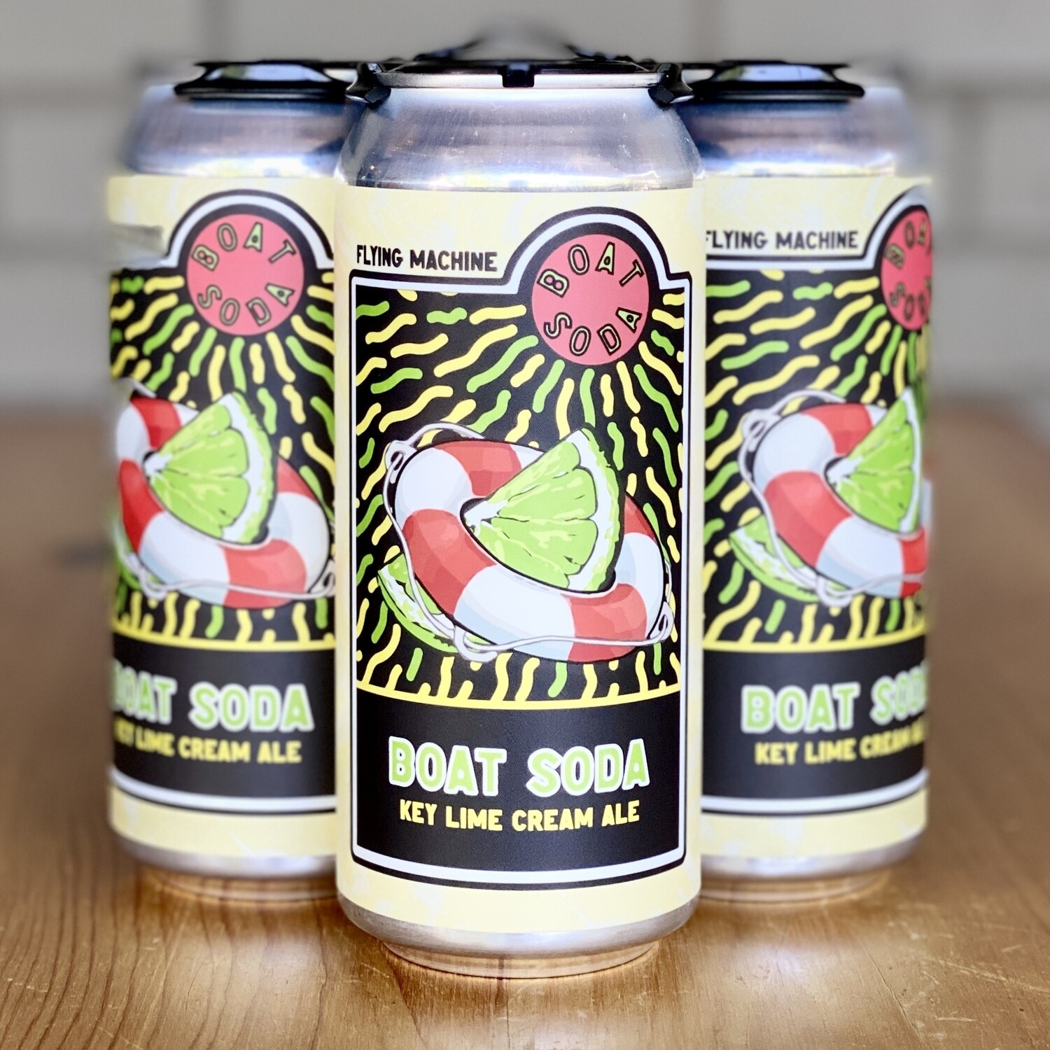 Flying Machine Boat Soda (4pk)