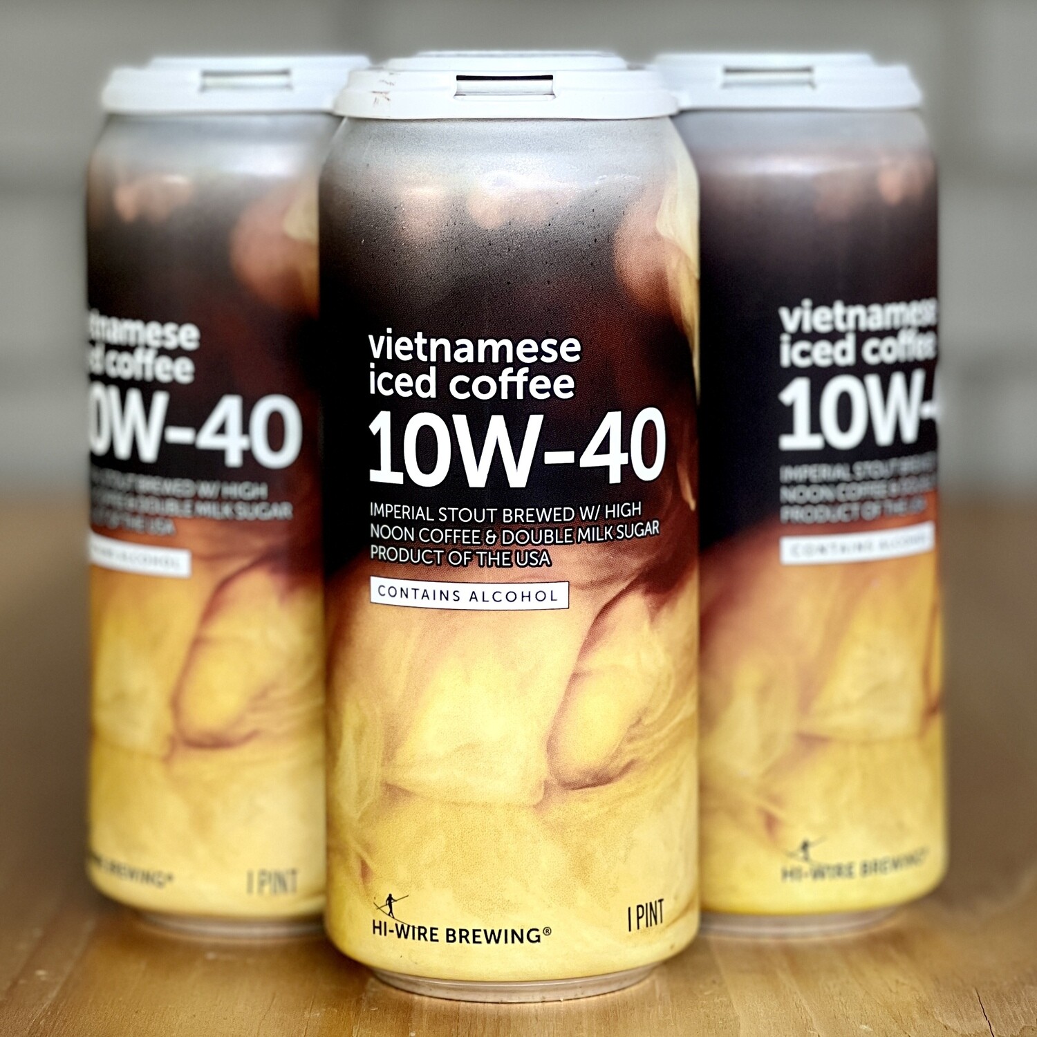 Hi-Wire 10W-40 Vietnamese Iced Coffee Imperial Stout (4pk)