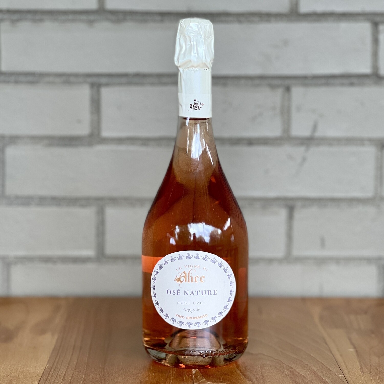 Le Vigne Di Alice Ose Rose Brut Nature (750ml)
