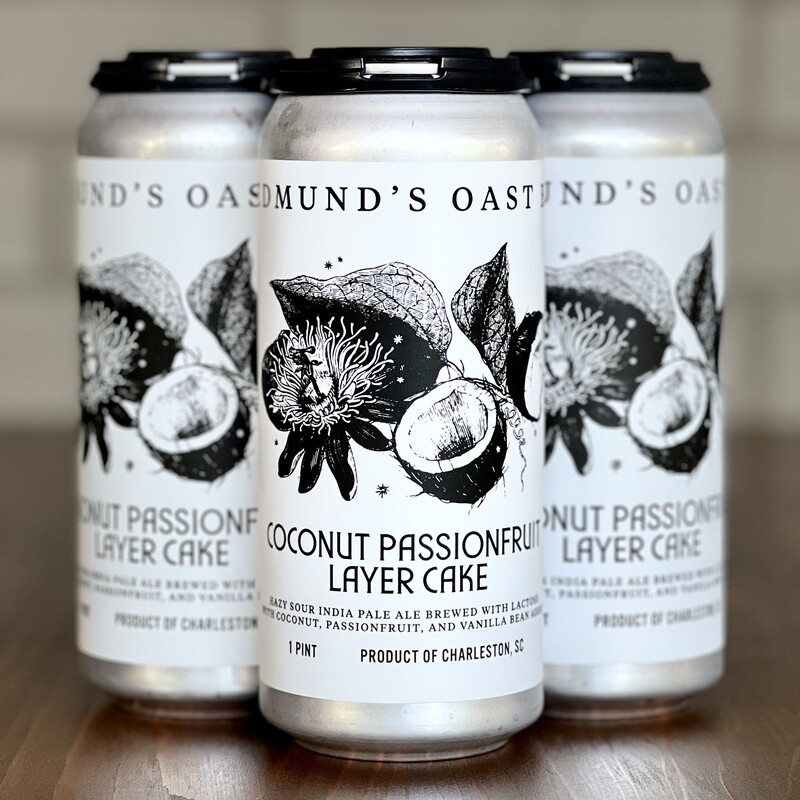 Edmund's Oast Coconut Passionfruit Layer Cake (4pk)