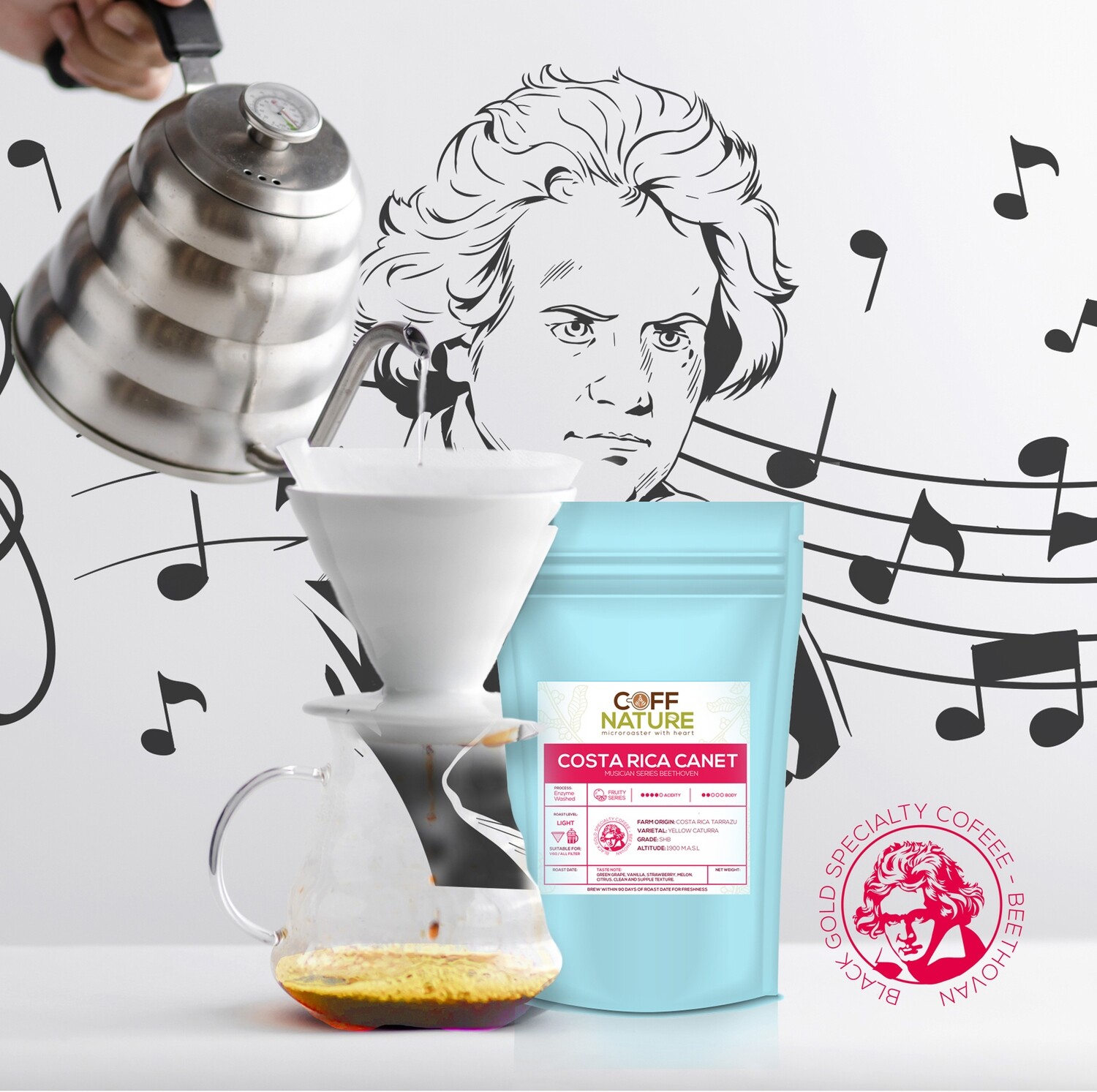 Costa Rica Canet Musician Series Beethoven ( Premium Drip Specialty )