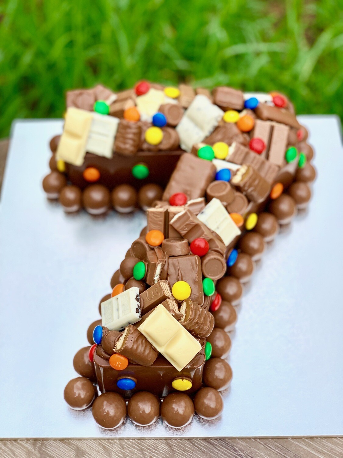 Chocolate Number SmashCake - Custom Birthday Chocolate Number Cake ...