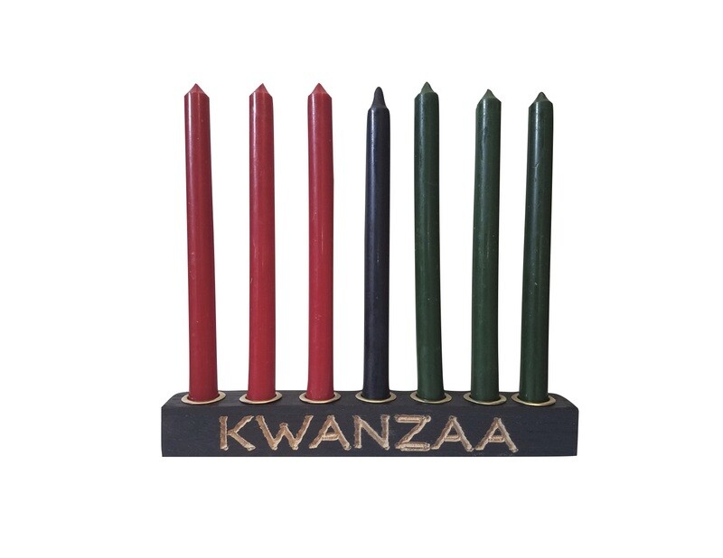 Elegant Kwanzaa Kinara Candle Holder - Kwanzaa Kinara Set