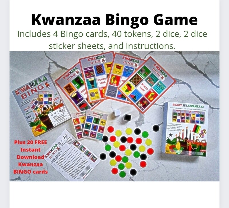 Kwanzaa Bingo for Kids – Fun Matching Learning Game