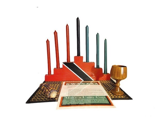 Kwanzaa Kinara Symbols Celebration Set