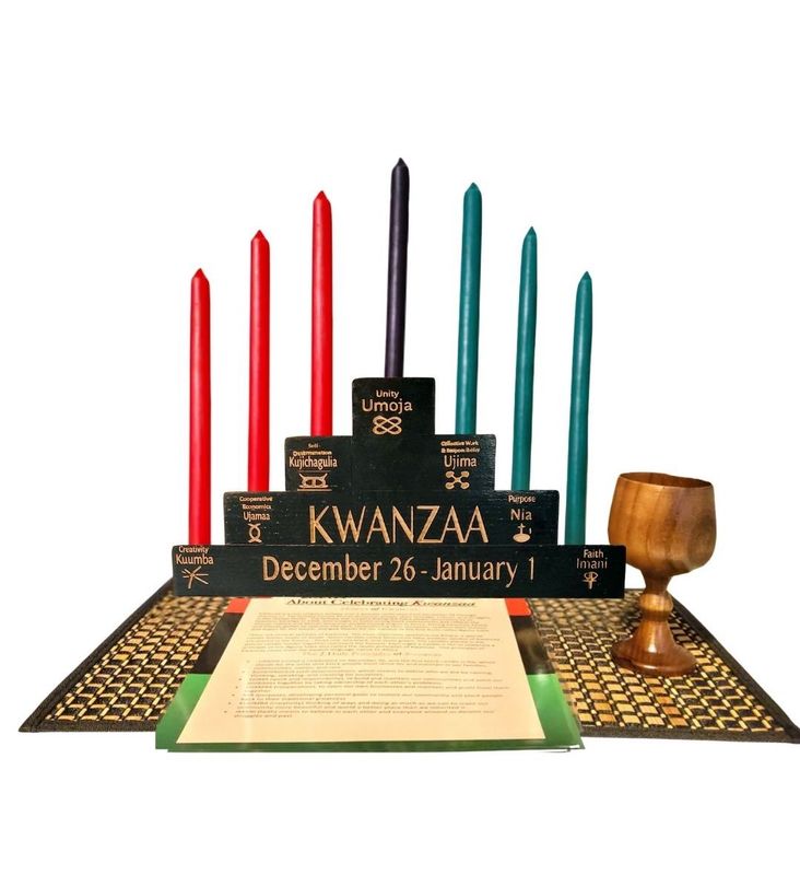 Kwanzaa Kinara - Kwanzaa Celebration Set