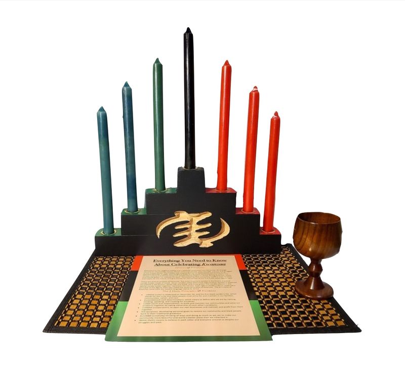 Kwanzaa Celebration Set (New Double Sided Design)