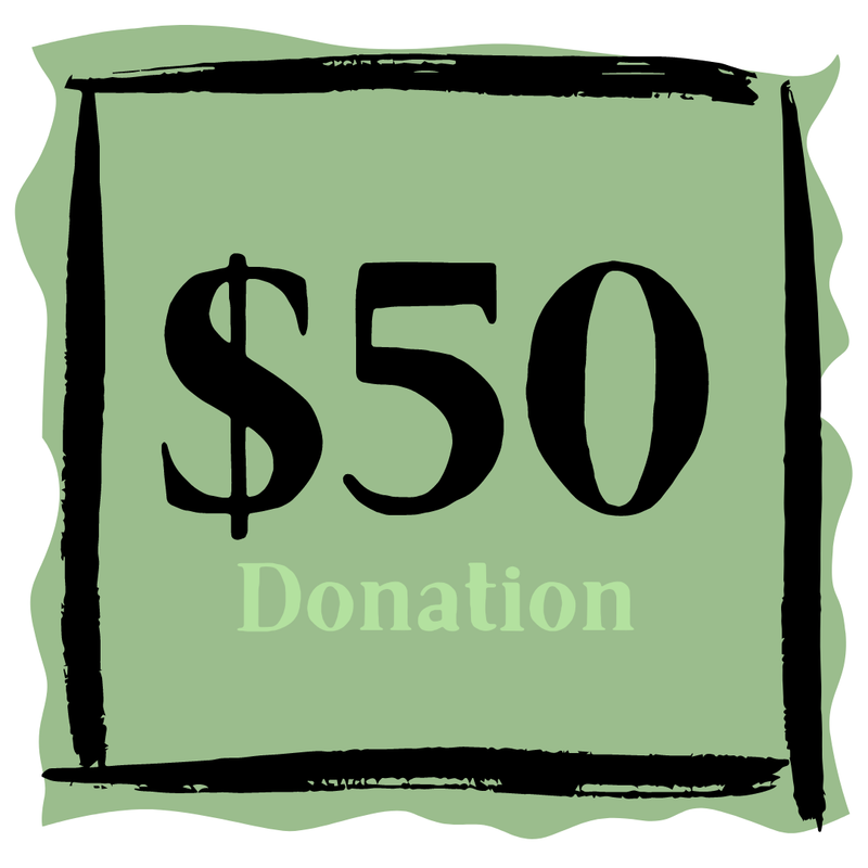 D - $50.00 Donation